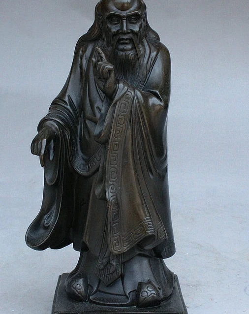 China Taoism Bronze Copper Great Philosopher Thinker Lao Tzu Lao zi ...