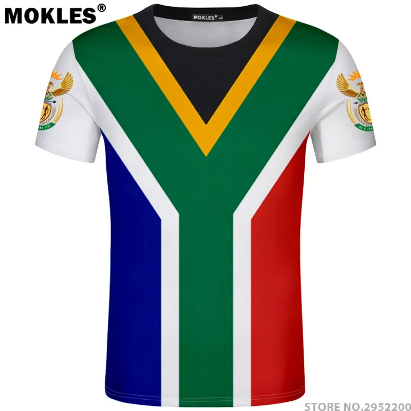 SOUTH AFRICA t shirt diy free custom name number zaf T Shirt nation ...
