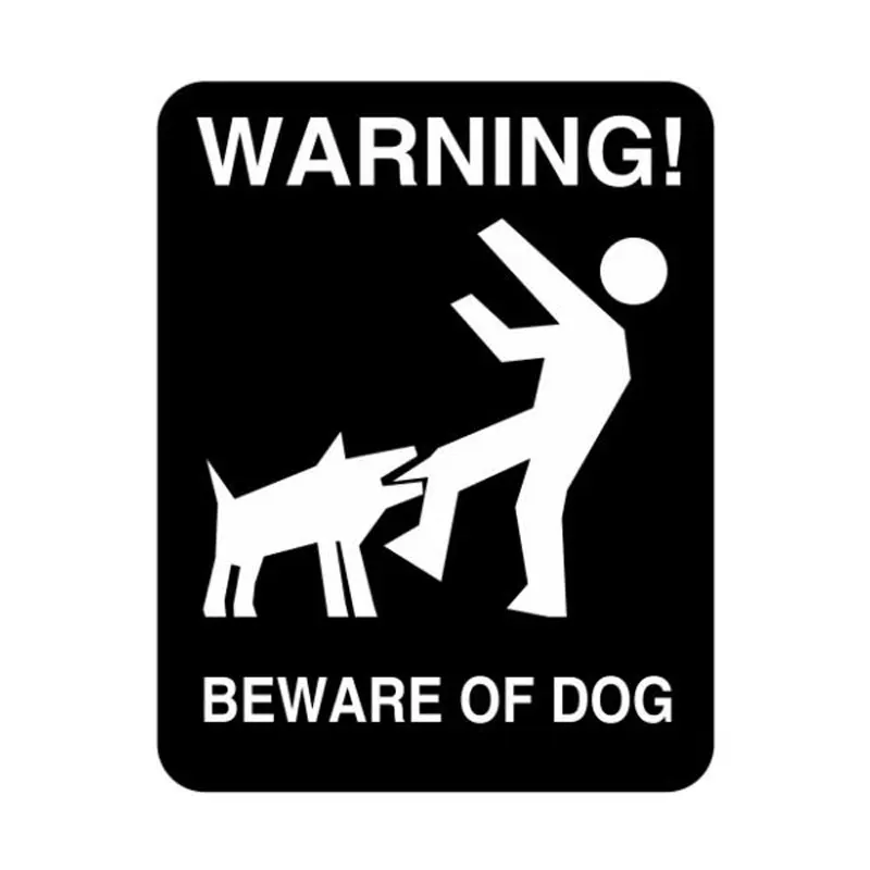 11cm*14cm Beware Of Dog To Remind The Individual Warning Car Stickers ...