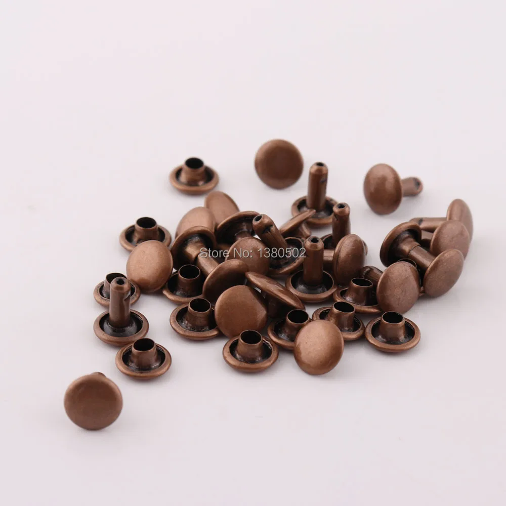 200 juegos de tachuelas redondas de doble tapa para zapatos, accesorios ...