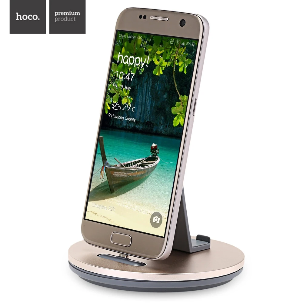 Hoco Micro USB Portable Stand Holder Charging Mount Desktop Dock ...