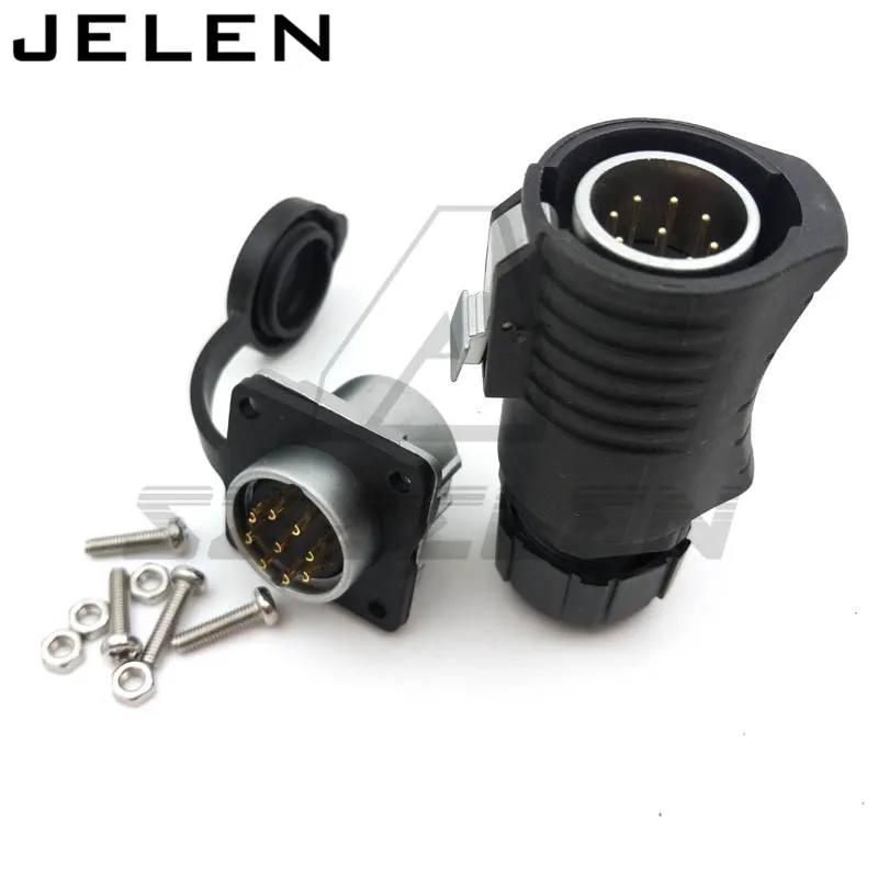 Xhe20, Waterproof Electrical Connector, Ip67, 9 Pin Automotive ...