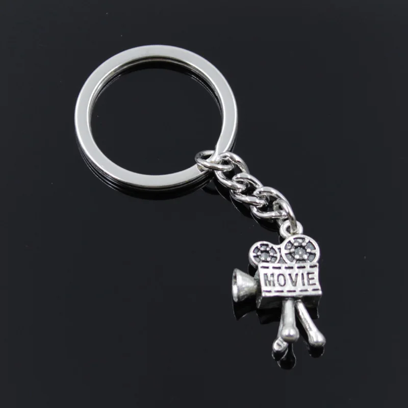 New-Fashion-Men-30mm-Keychain-DIY-Metal-Holder-Chain-Vintage-Movie ...