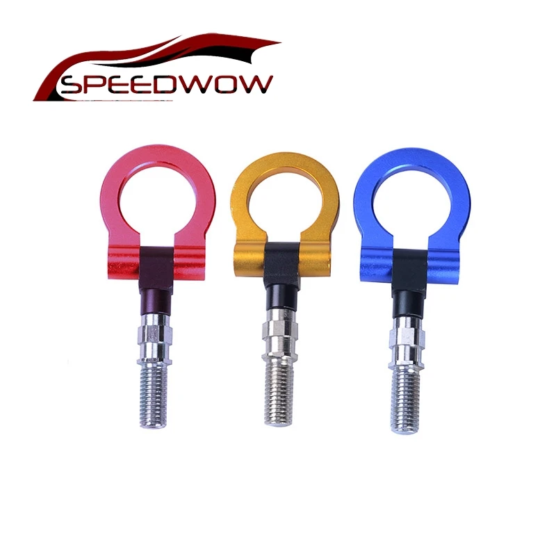 Speedwow Tow Hook Car Racing Tow Hook Car Auto Trailer Ring Universal