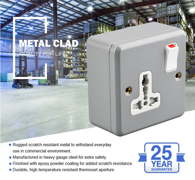 13a Metalclad Switch Socket Outlet Factory Outlet | www.oceanproperty.co.th