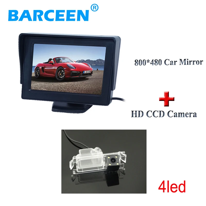 car parking monitor 4.3" with car rear reserve camera for Kia K2 Rio ...