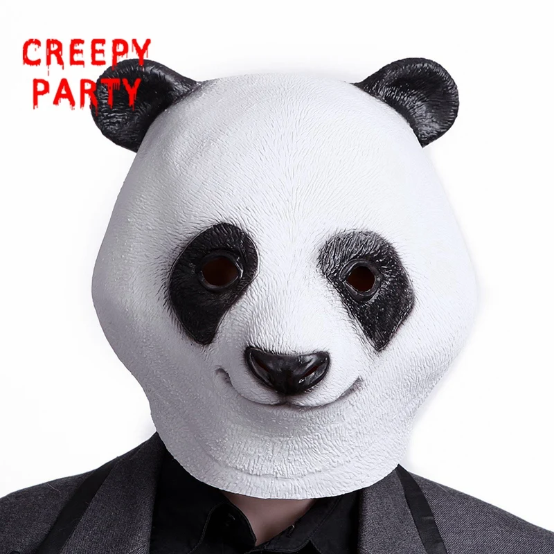 Aliexpress.com : Buy Lovely Giant Panda Latex Mask Adults Full Face ...