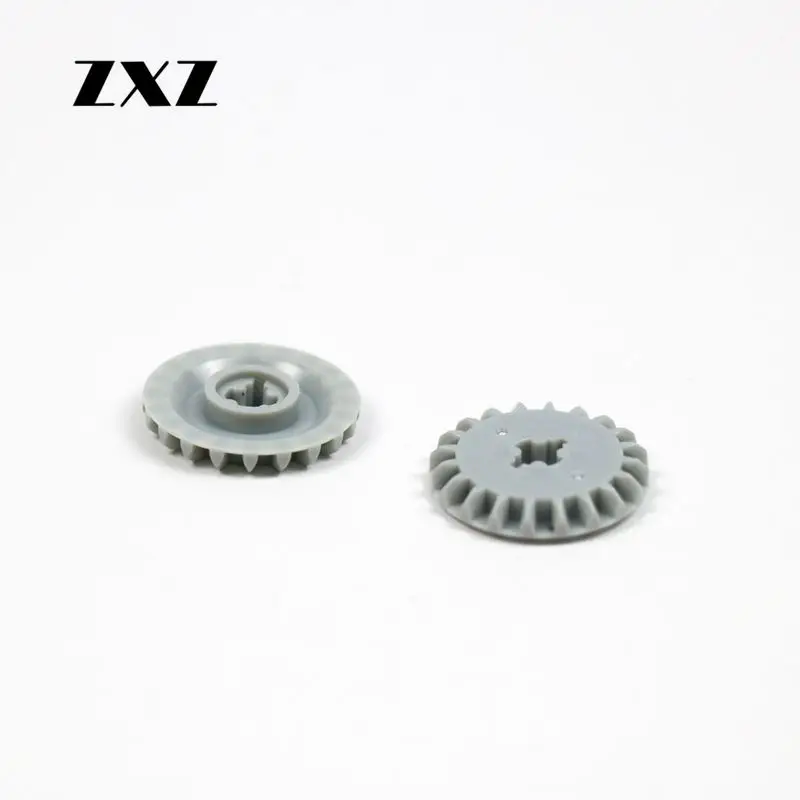 Gear 20 Tooth Bevel Cross Hole z20 2.1x0.4CM Non toxic Plastic Building ...