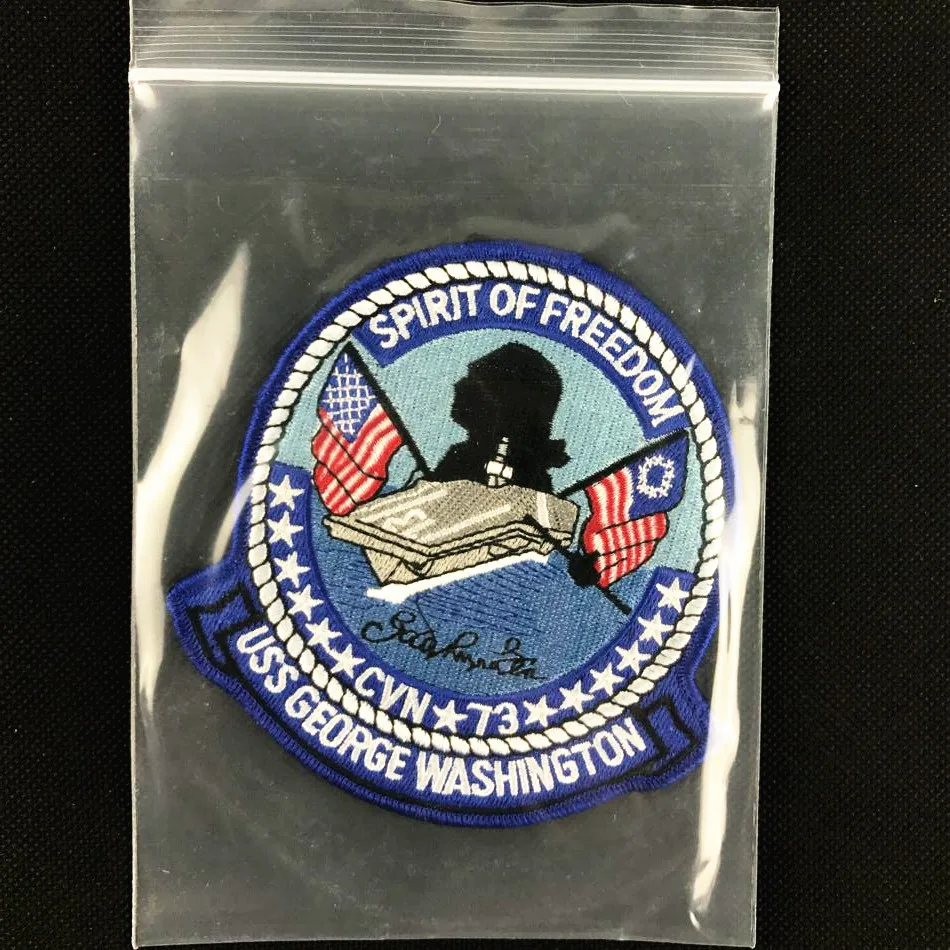 20pcs Embroidery Spirit Of Freedom Patch America USS George Washington ...