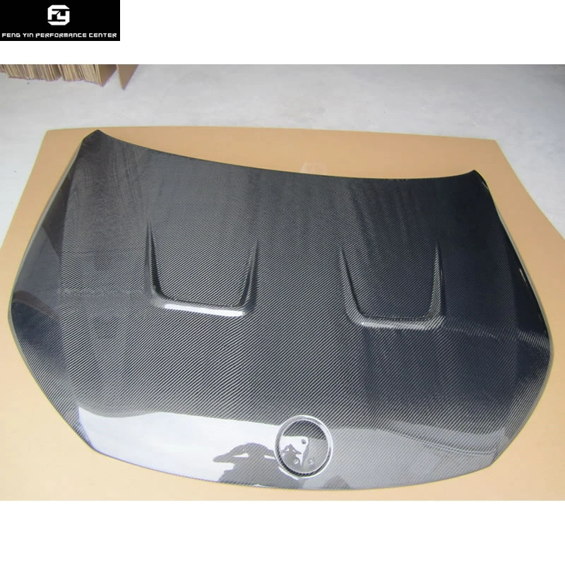 Carbon Fiber R style Front Engine Hood Bonnets Covers for Volkswagen VW ...
