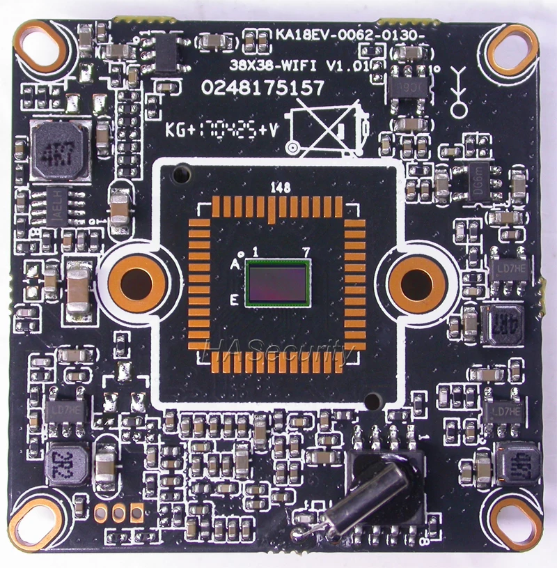 WiFi IPC 720P 1/4" SOi H62 CMOS sensor Hi3518EV200 CCTV IP camera PCB ...