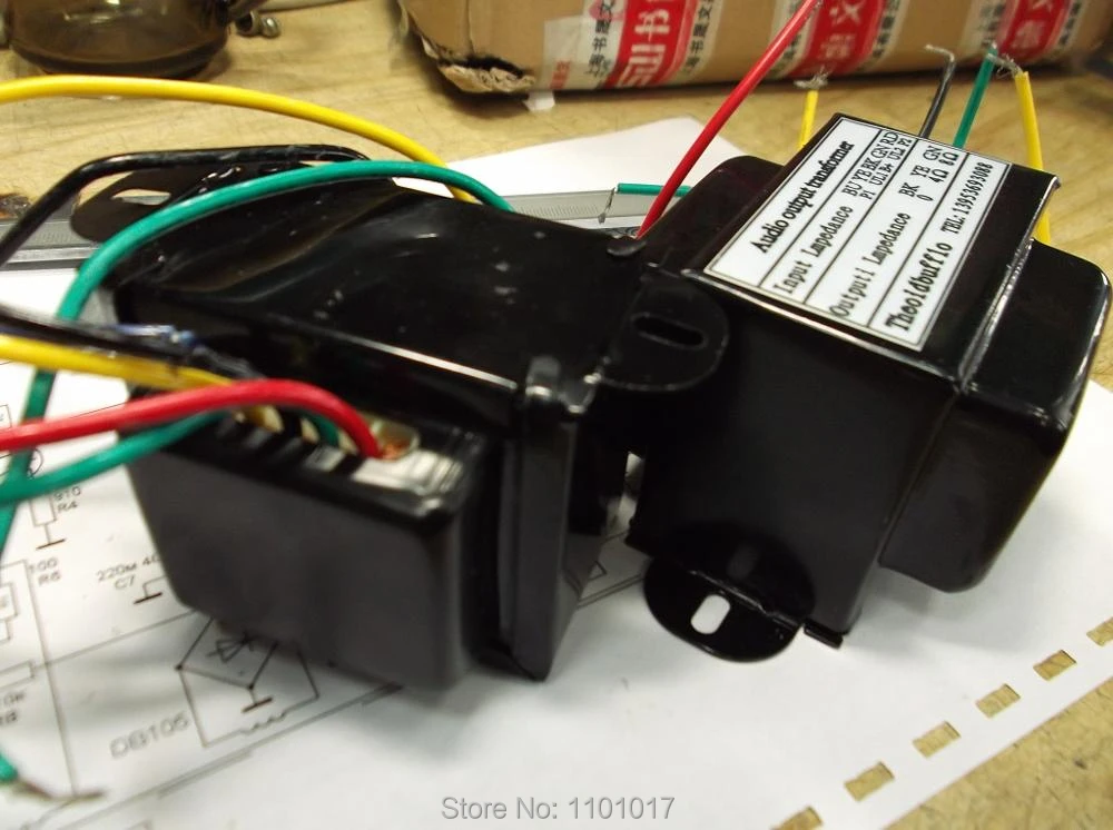 Customize 20w Output Transformer For Push-pull Tube Amp's 2 Pcs ( A Pair ) For 6p1 El84 6v6 6c19 ...