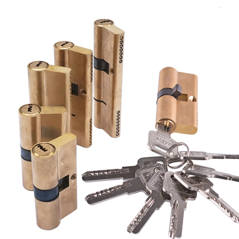 Pure Copper Ab Lock Core 65/70 Mm Cylinder Ab Key Anti-theft Entrance ...