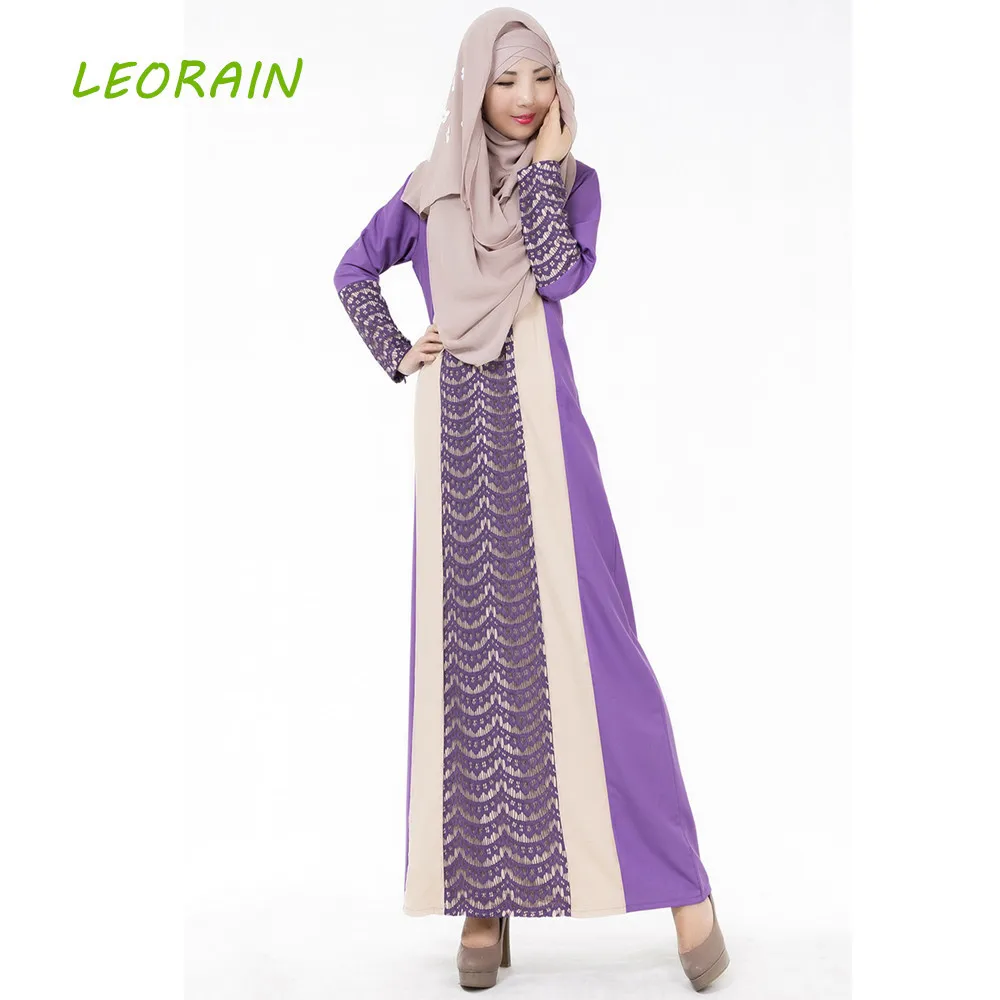 Plus Size Clothes Arab Robe Longue Middle East Muslim Lace Maxi Linen ...