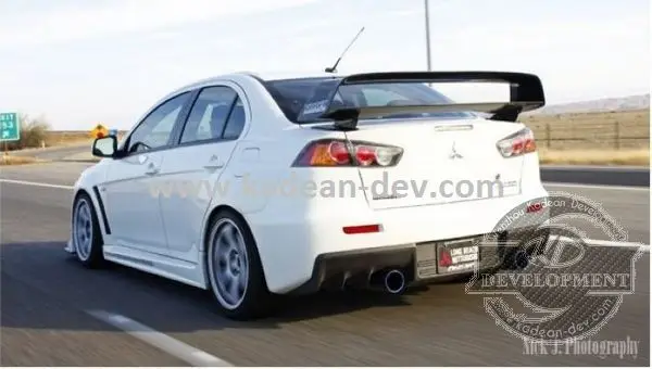 CARBON FIBER VOLTEX TYPE 9 REAR SPOILER WING FOR EVOLUTION 10 EVO X EVO ...