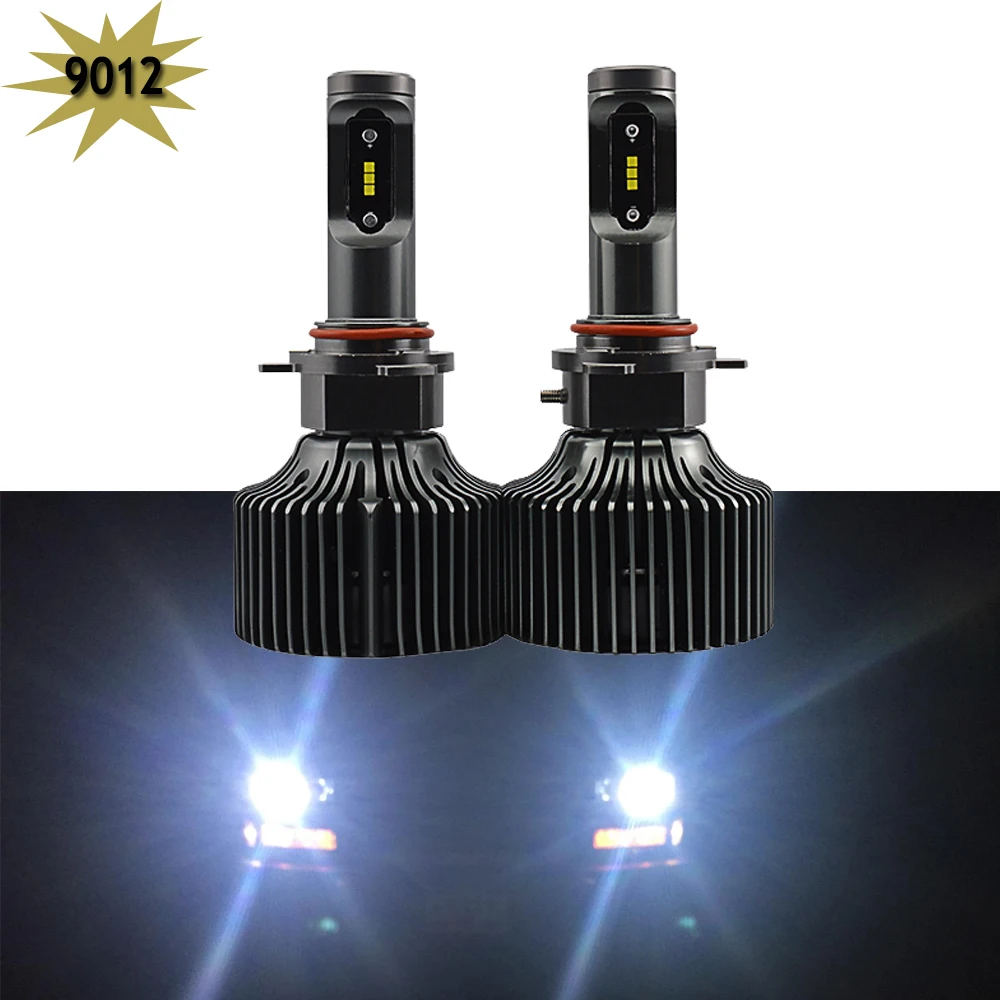 2x 9012 LED Headlight Conversion Kit (from HID or Halogen) with ...