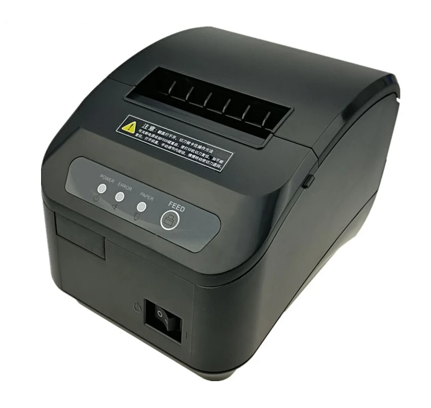 High quality 80mm POS thermal receipt printer automatic cutting machine ...