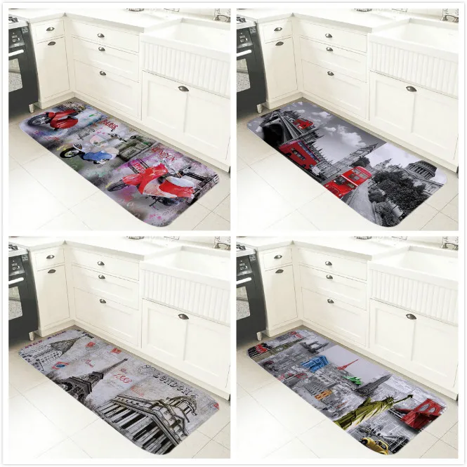 Jamssive Long Anti slip Kitchen Mat Washable Soft Kids Bedroom Carpet ...