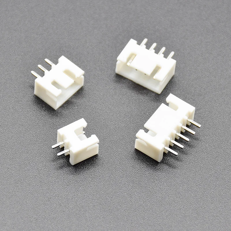 Conector de cabezal de Pin XH2.54, 2P, 3P, 4 P, 5P, 6 pines, 2,54mm, paso XH para PCB jst, 50 ...