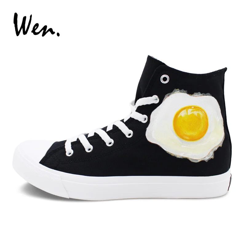 Wen Classic Black Sneakers Canvas Original Design Frying Pan Poached ...