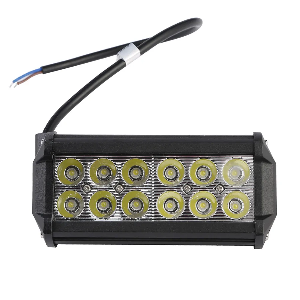 4pcs 36w 12x 3w 3600lm Ip65 Car Led Light Bar As Led Work Light Flood ...
