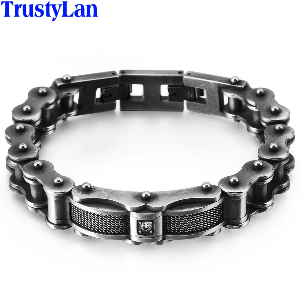 Stainless Steel Motorcycle Bicycle Wear | Biker Bracelet Stainless ...