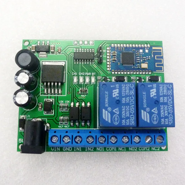 Hilitand 4 Channel Relay Module Buy DC 12V 4 Channel Bluetooth Wireless ...