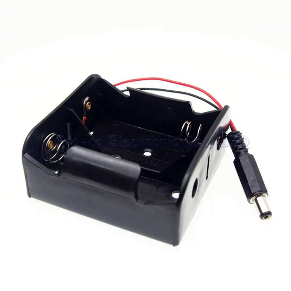 10pcs 2 Pack D Size Battery Case Holder 2 X 1.5v Battery Storage Box ...