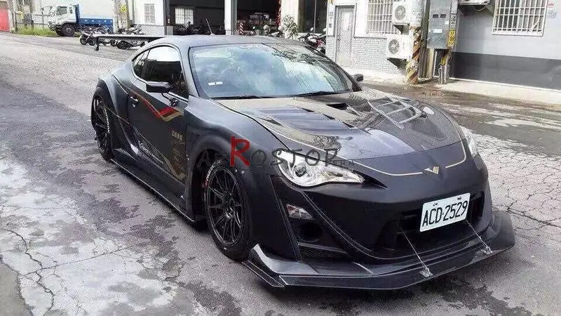 FT86 GT86 FRS BRZ VARIS WIDE VER FRONT FENDER W/ FINS SET & F/B ...