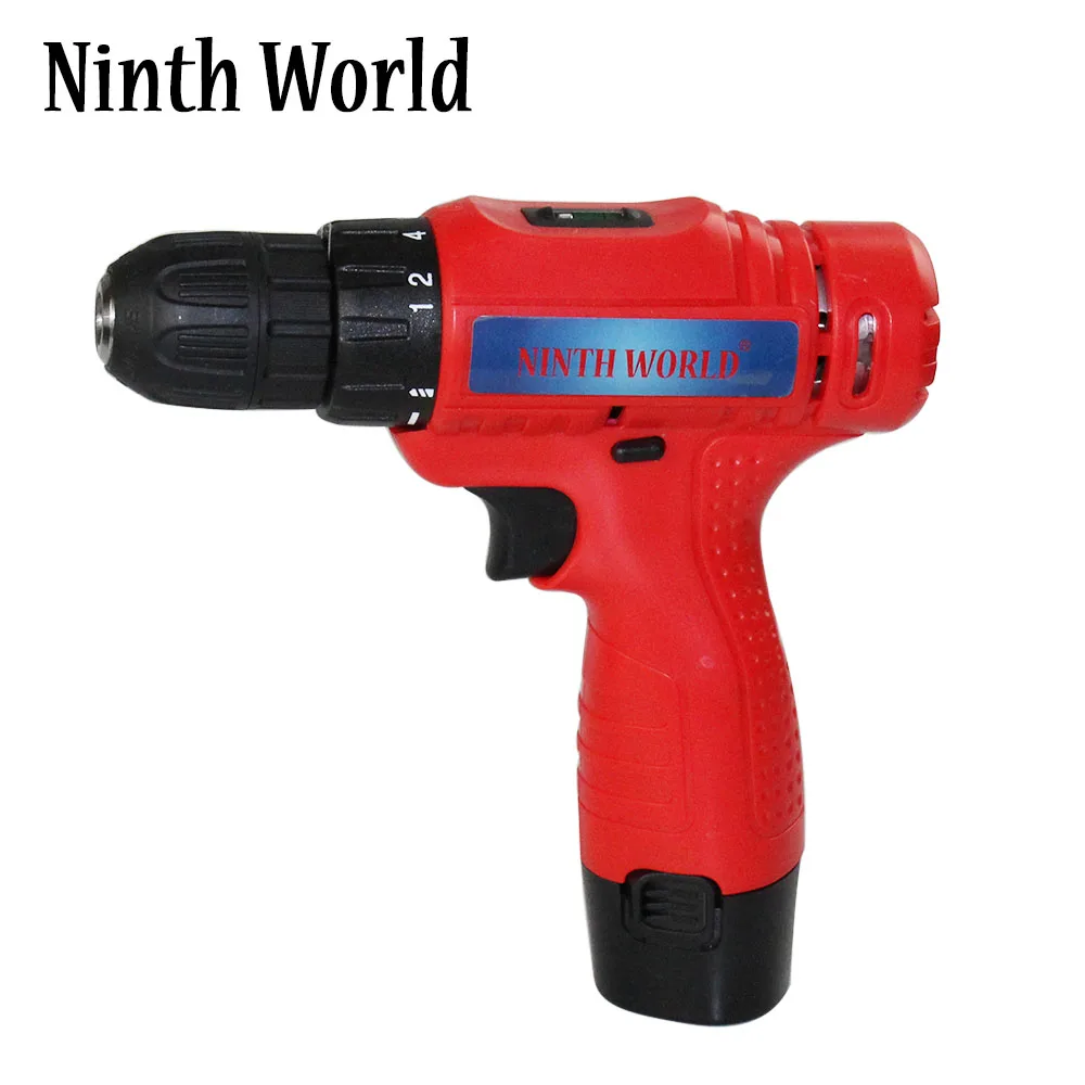 12V Rechargeable Battery Screwdriver Electric Drill Charged Drill ...