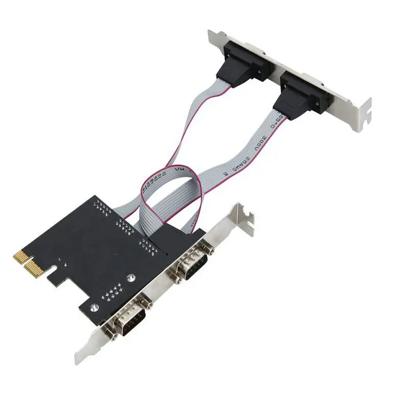 High quality MOSCHIP PCI express 4 ports Serial PCI-e 1x card Multi ...