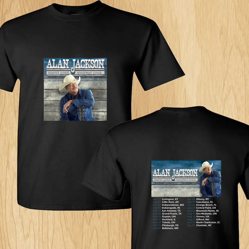 Get T Shirts Printed Men'S Broadcloth Short O Neck Alan Jackson North ...