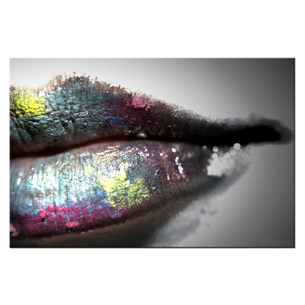 Colorful Lips Art