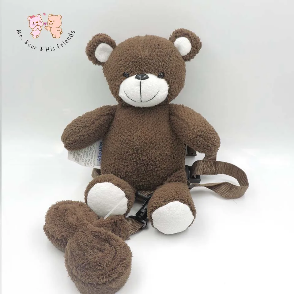 New Animal Bear Plush Backpack for Infant Toddlers Kindergarten ...