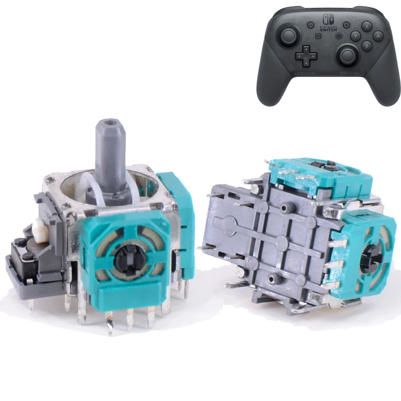 ALPS 오리지널 로커 조이스틱 3D 센서 모듈 전위차계, 닌텐도 스위치 프로 컨트롤러 교체 수리 부품, 2 개|module ...