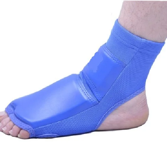 Pro Pu Foam Thai Boxing Taekwondo Feet Instep Leggings Leg Protect ...