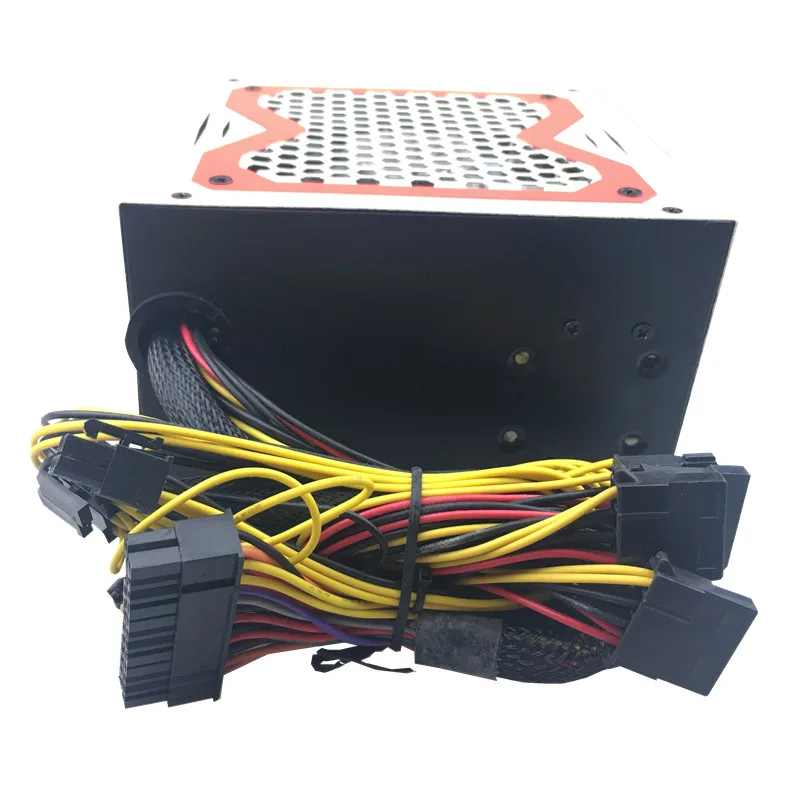 12V PSU 600W power supply Desktop 600W ATX PSU 600W PC Power Supply LED ...
