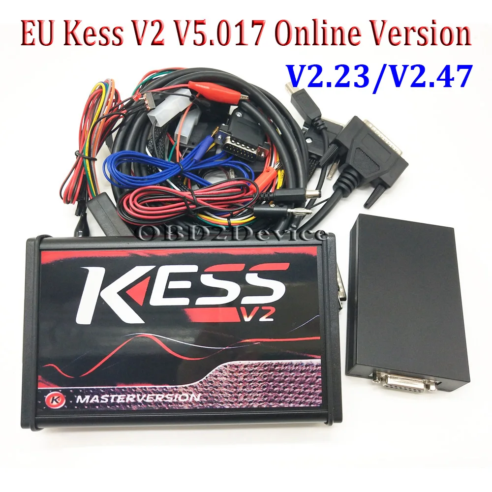 Online V2.47 Red EU Kess V2 Master KESS V2 V5.017 OBD2 Manager Tuning ...