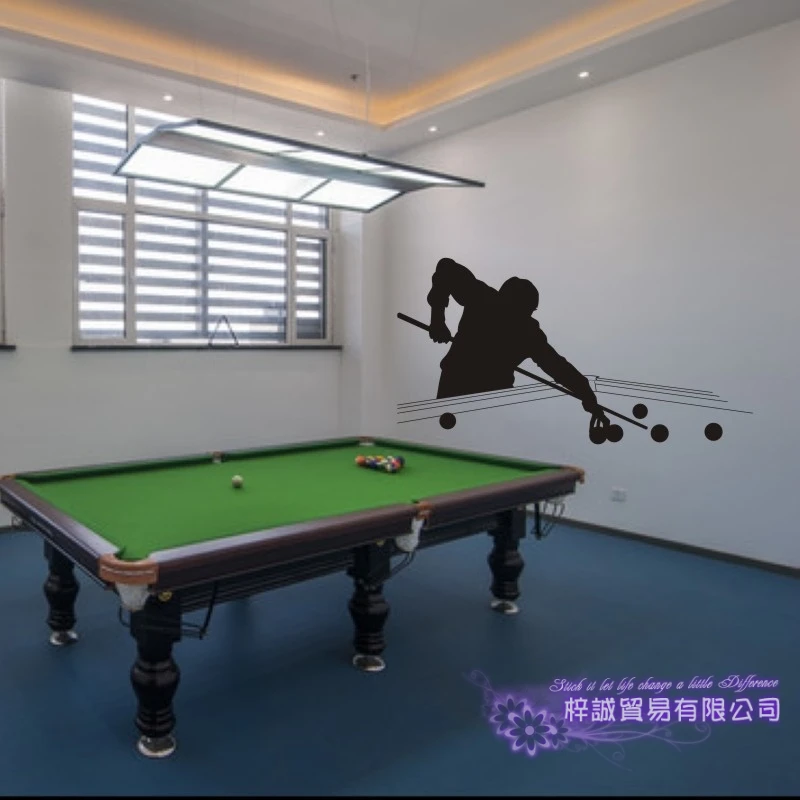 Dctal Billiards Sticker Snooker Decal Posters Vinyl Wall Decals Parede ...