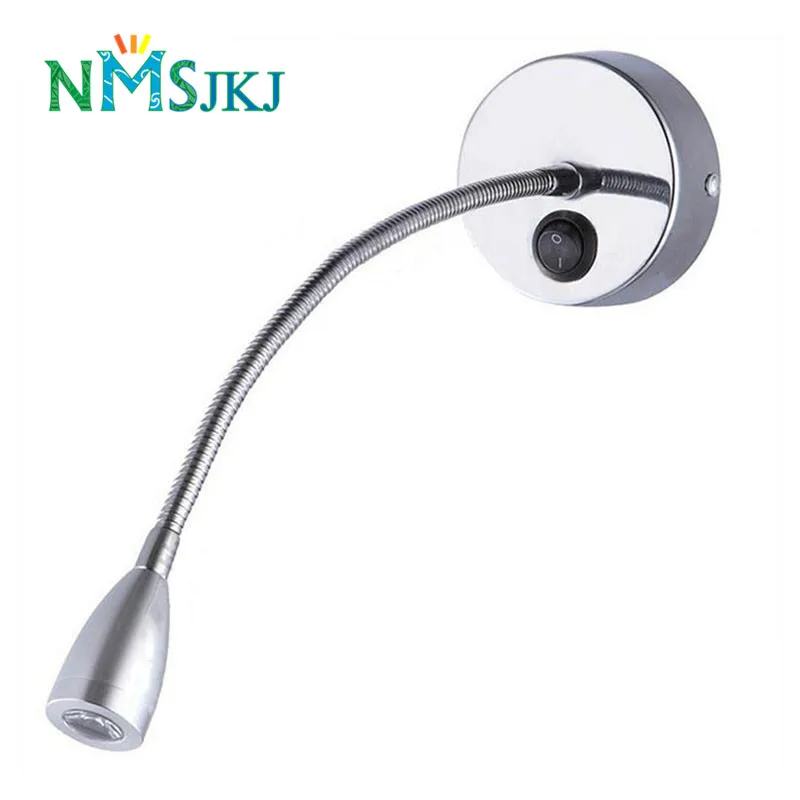 Aliexpress.com : Buy 3w Modern Silver Adjustable Flexible Hose LED ...