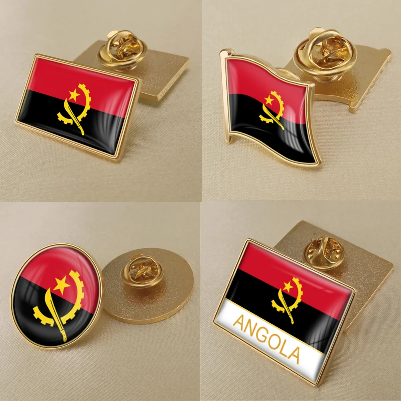 Coat of Arms of Angola Angolan Map Flag National Emblem National Flower ...