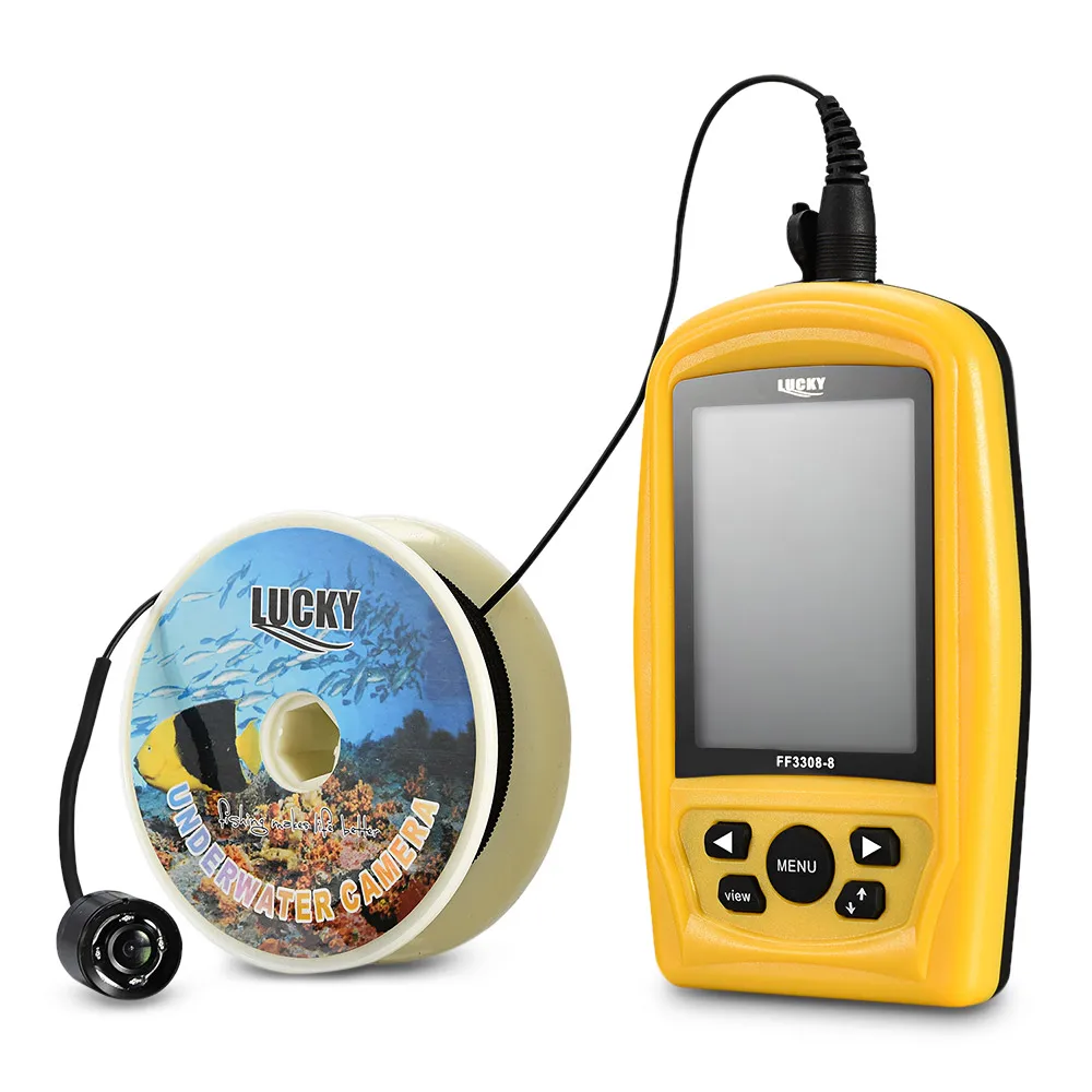 LUCKY FF3308 8 3.5 Inch Waterproof Monitor FishFinder Underwater ...