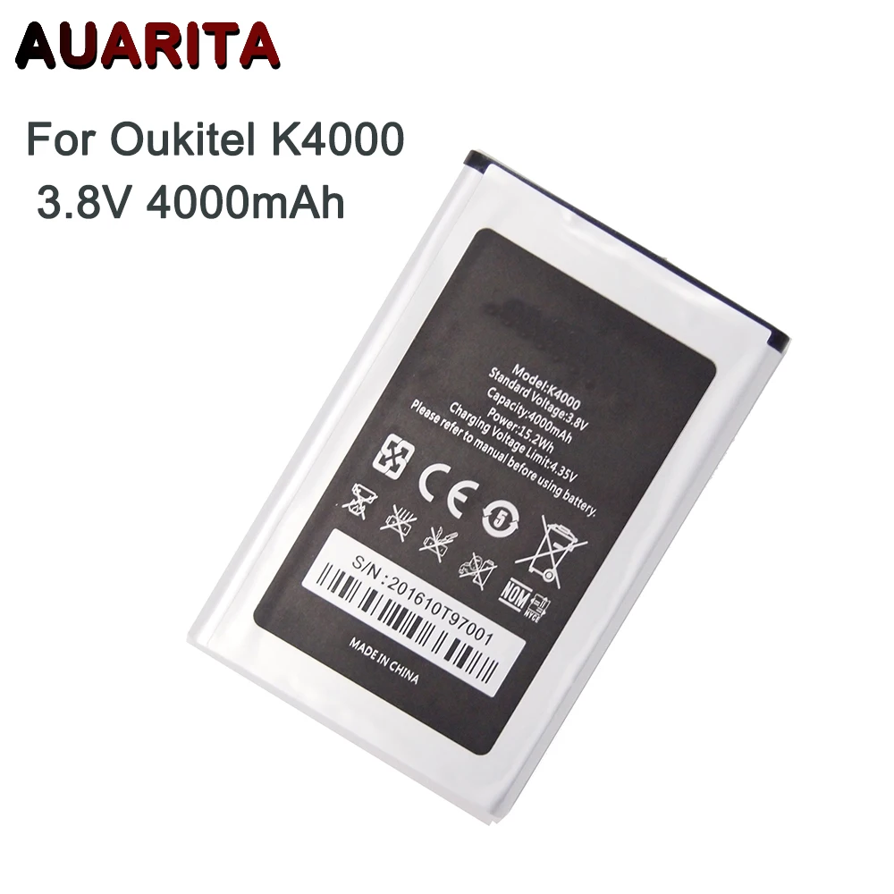 1pcs/lot phone battery For Oukitel K4000 Battery Bateria Accumulator ...