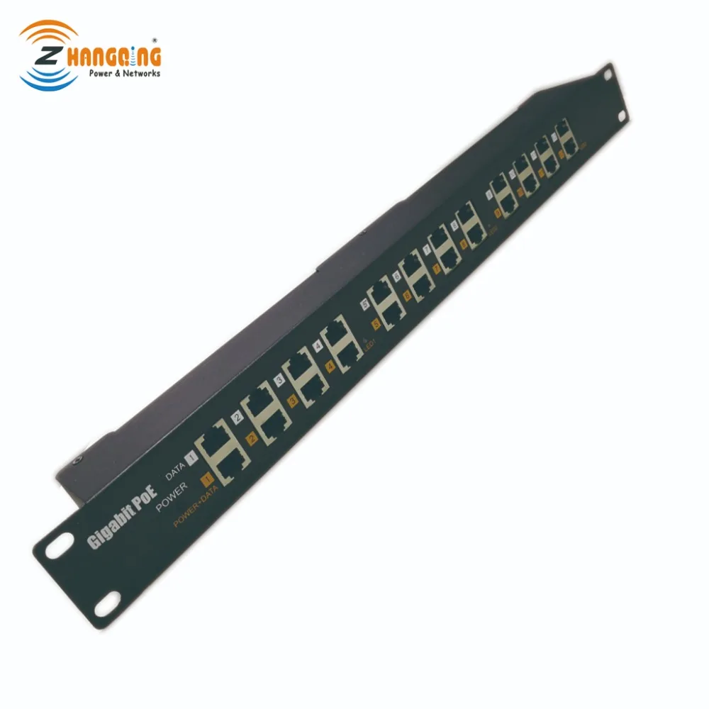 12 Port Gigabit POE Injector Multi port Power Over Ethernet injector ...