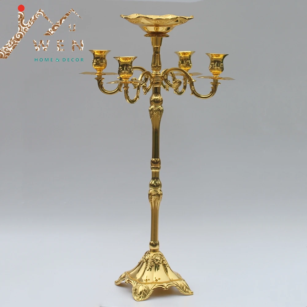 Gold Candelabra : Gold Candelabras | Candelabra CenterpiecesCandelabra ...