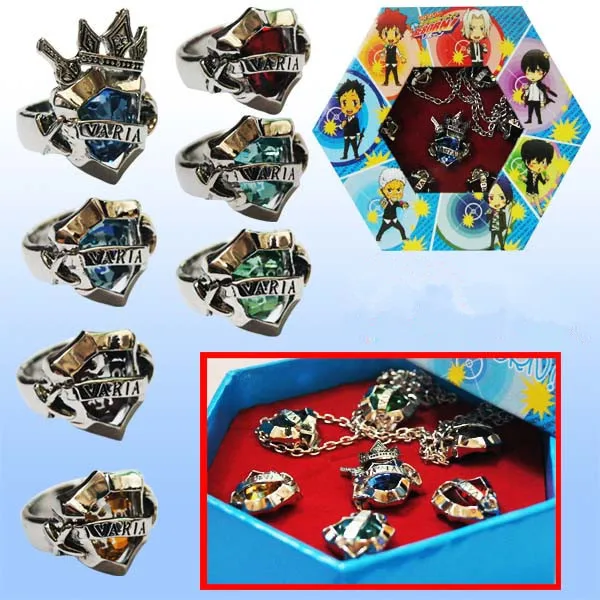 Free Shipping Wholesale Hitman Reborn Katekyo VONGOLA 7 colors pcs ...