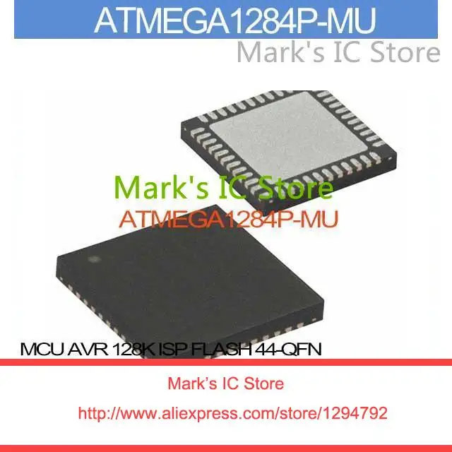 ATMEGA1284P MU MCU AVR 128K ISP FLASH 44 QFN ATMEGA1284P 1284 ATMEGA128 1284P ATMEGA1 1284P|avr ...