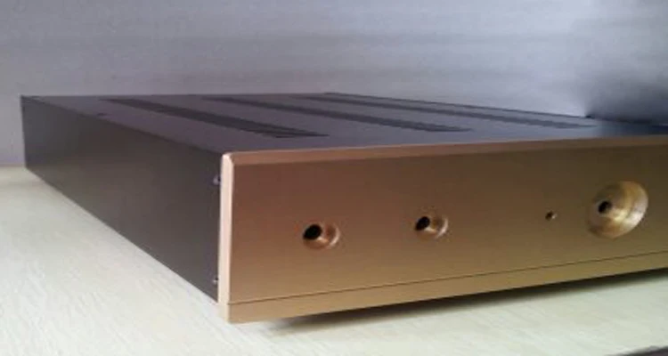 Full Aluminum amplifier chassis/Pre amp chassis/AMP case Enclosure ...