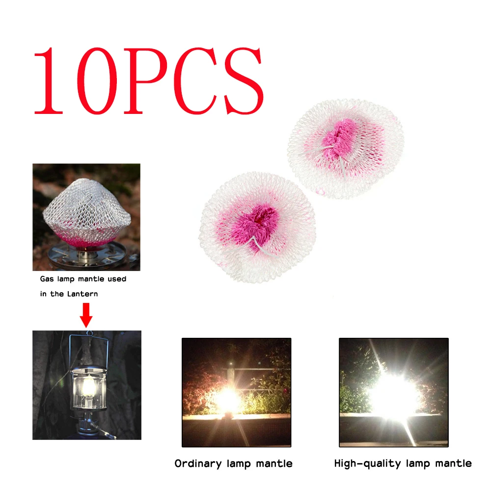 10pcs-Gas-Lantern-Mantles-Outdoor-Light-Non-polluting-Gas-Lantern ...