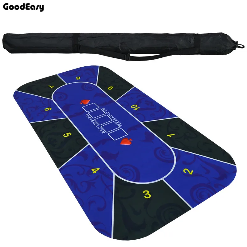 1.8m Texas Hold'em Tablecloth Rubber Mat Board Game Table Top Digital ...